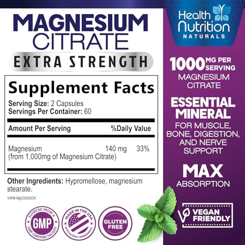 non-GMO magnesium citrate capsules