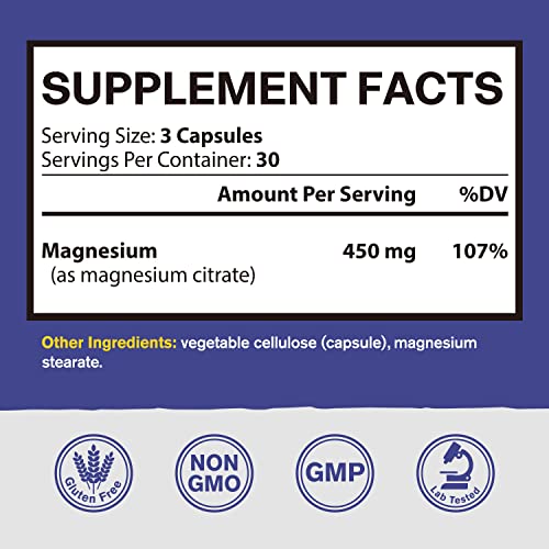 non-GMO magnesium citrate capsules