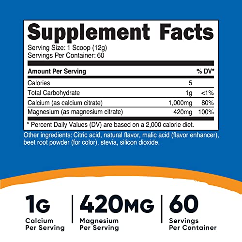 Non-GMO magnesium citrate for bones