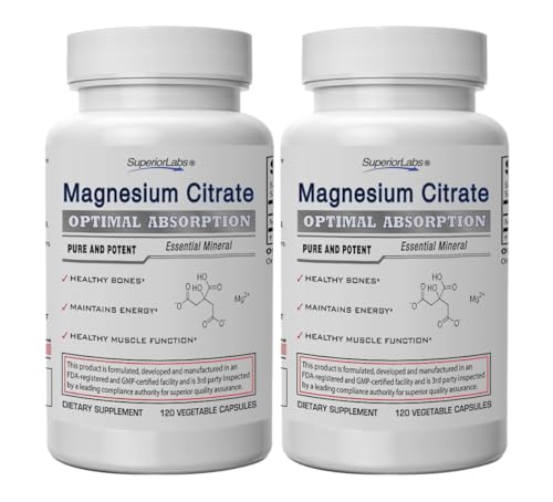 non-GMO magnesium citrate vegetable caps