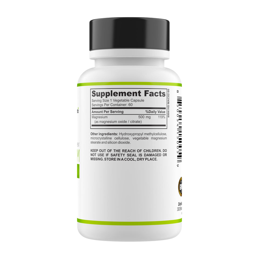 Non-GMO magnesium cream for relief