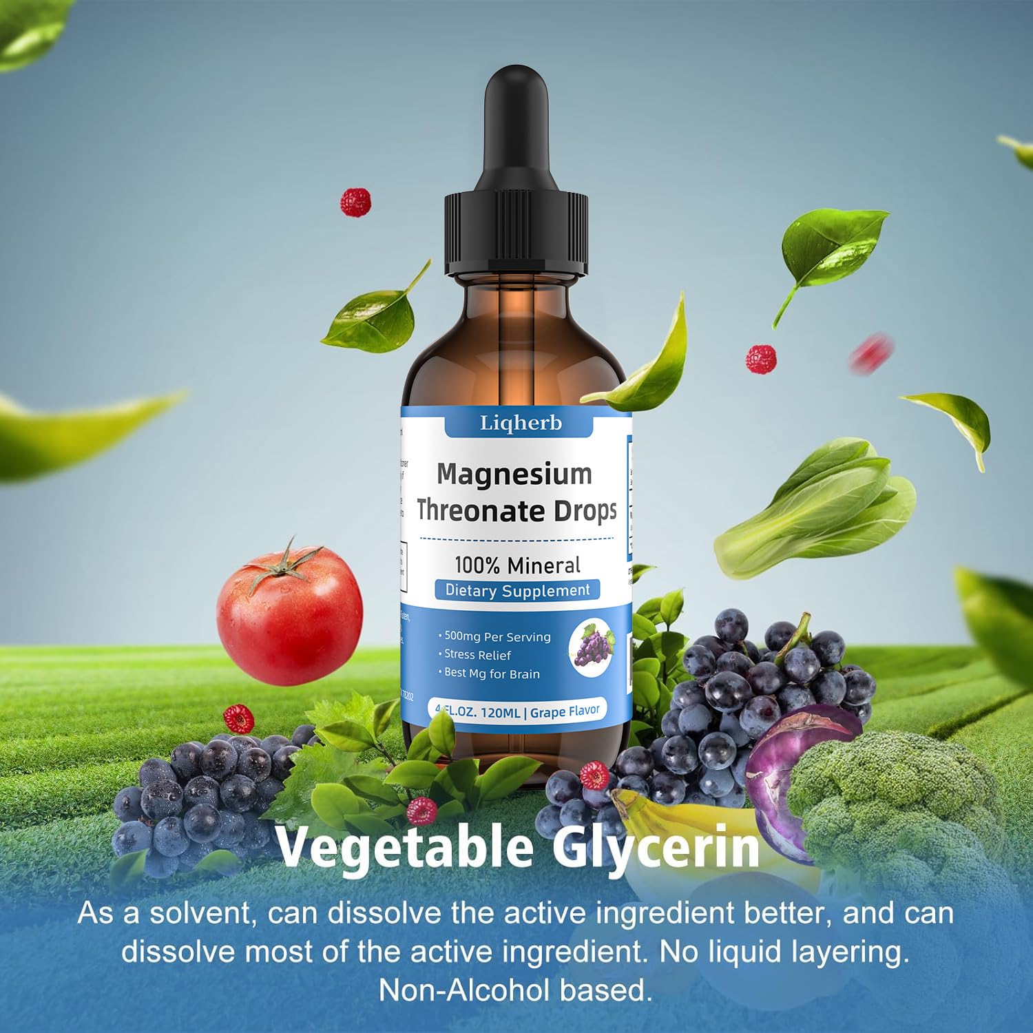 non-GMO magnesium drops for memory