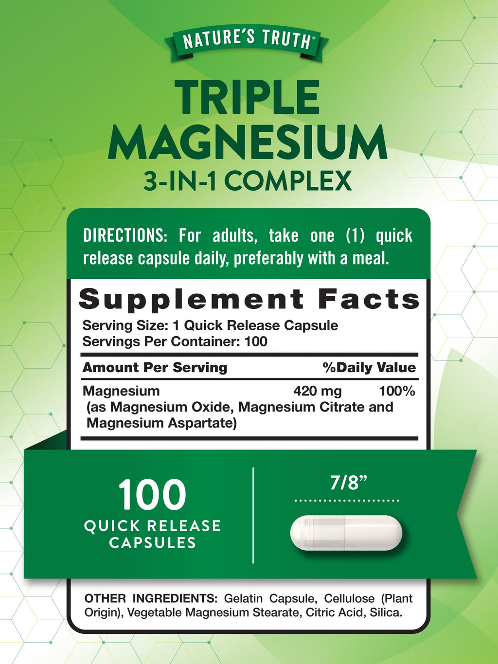 non-GMO magnesium for everyday health