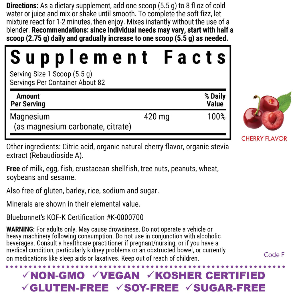 Non-GMO magnesium for everyday use