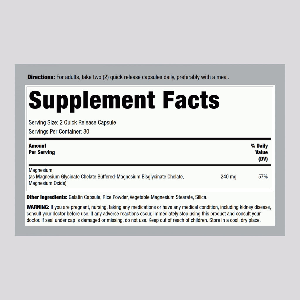 Non-GMO magnesium for health-conscious consumers