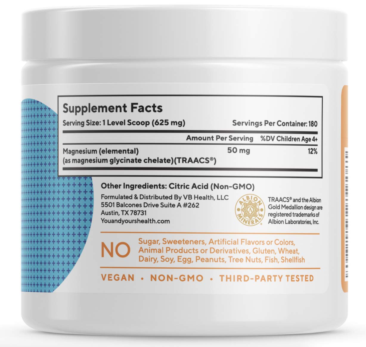 Non-GMO magnesium for healthy growth