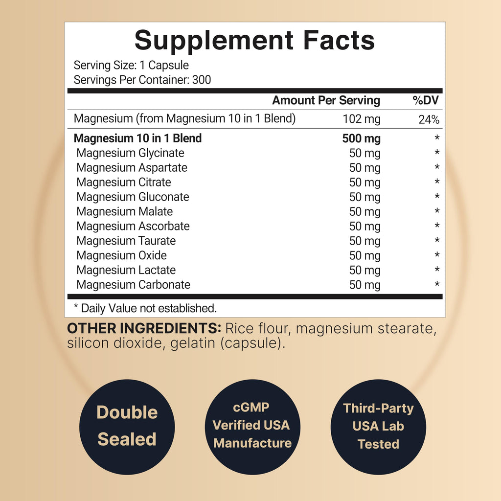non-GMO magnesium for men