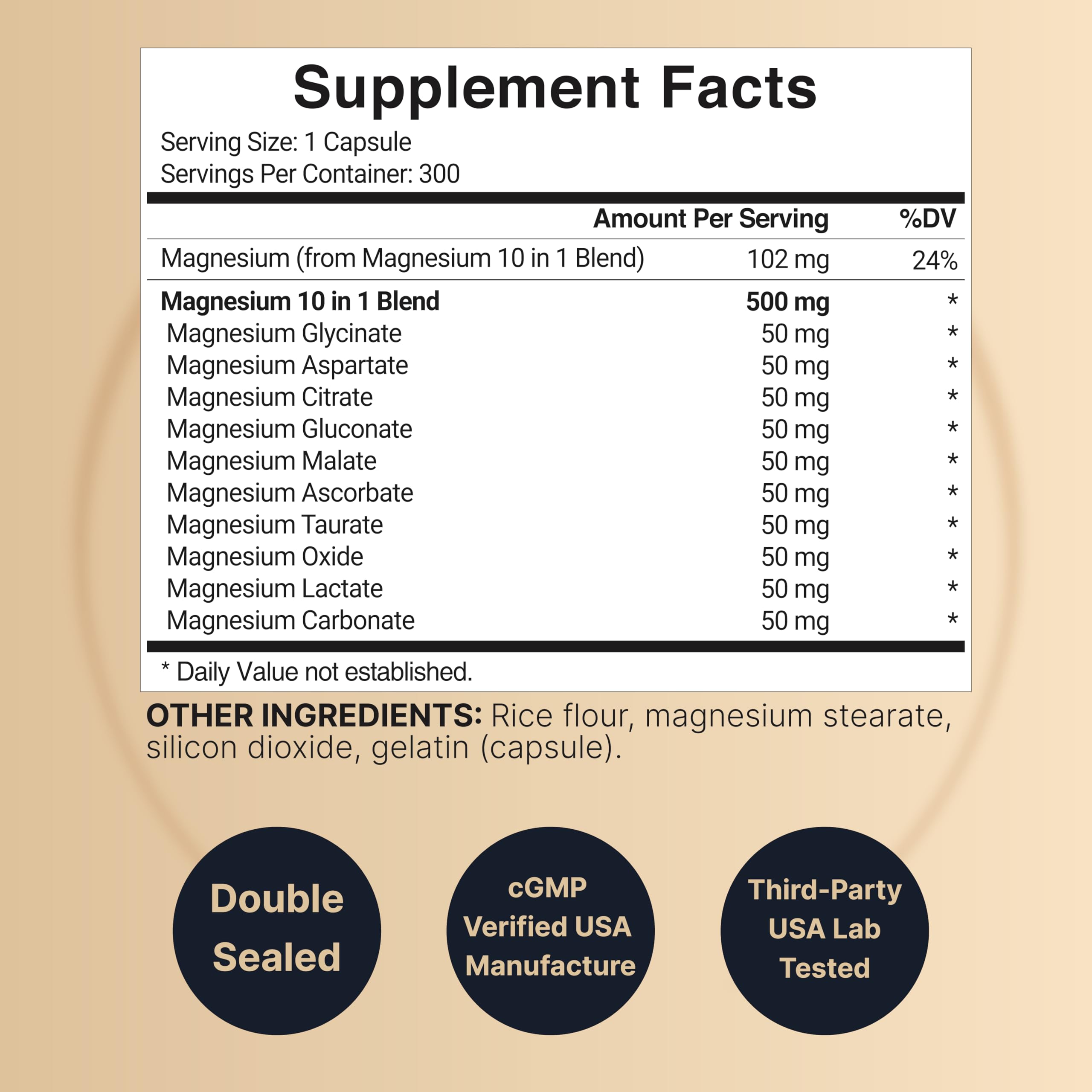 non-GMO magnesium for men