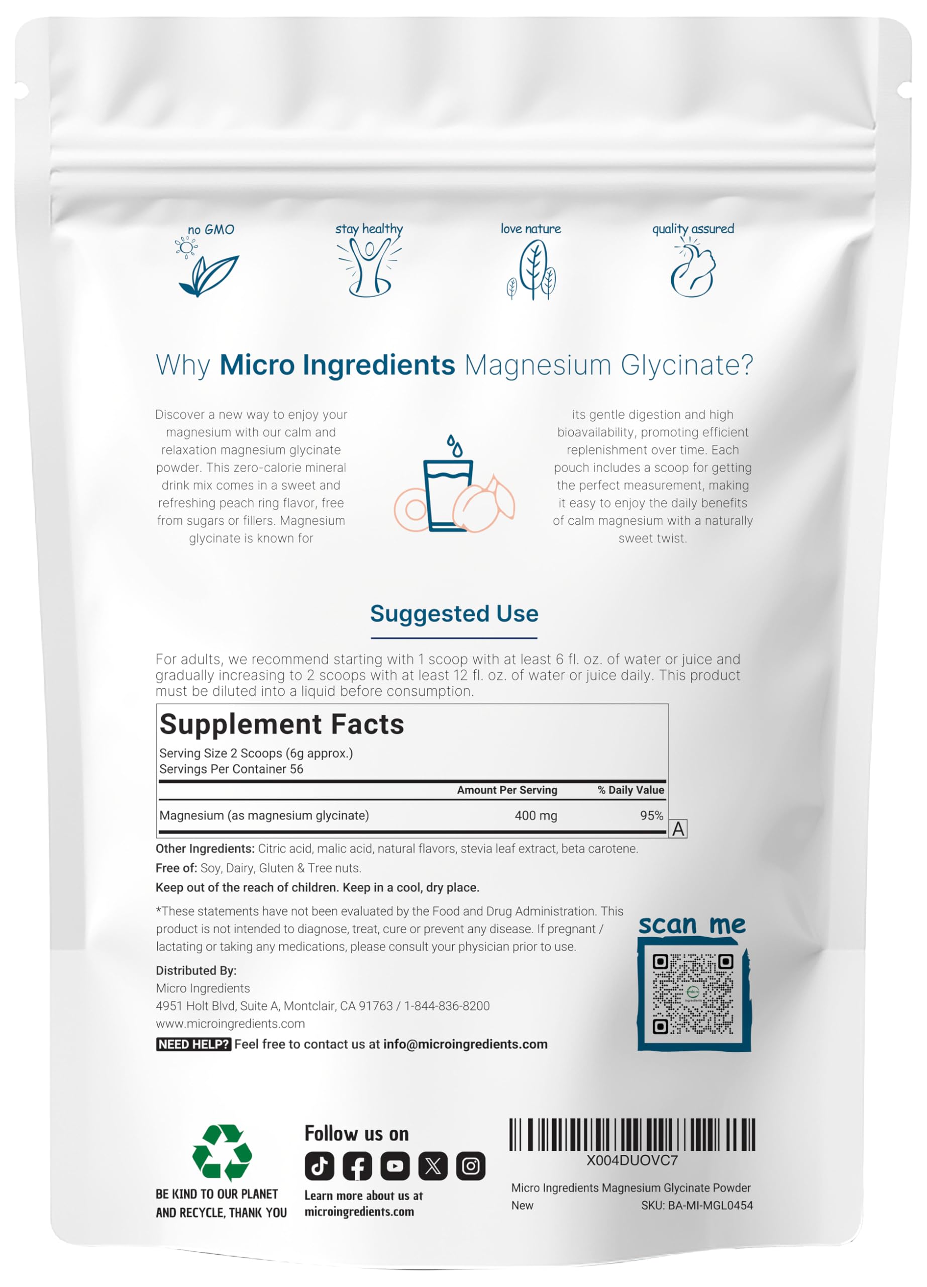 non-GMO magnesium for muscle health
