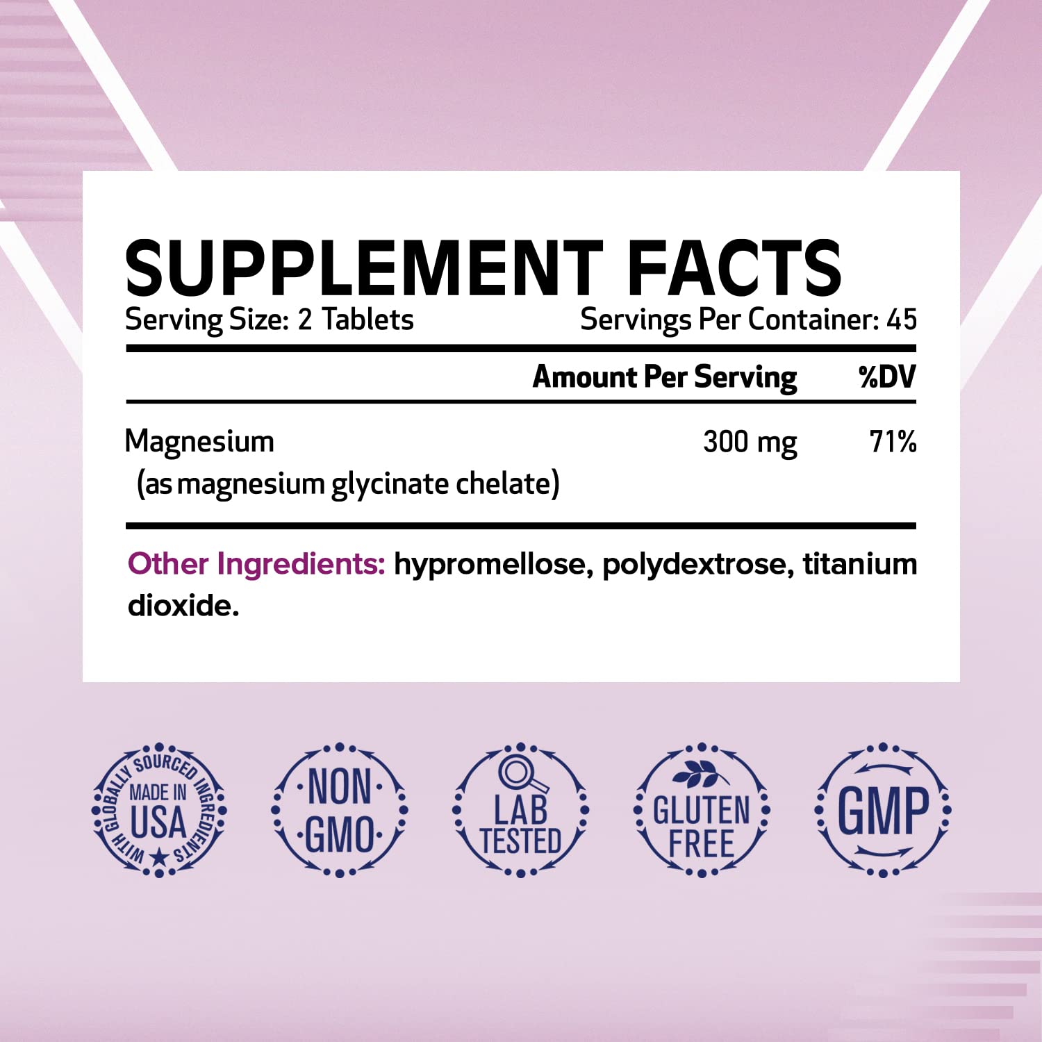 Non-GMO magnesium for nerve support