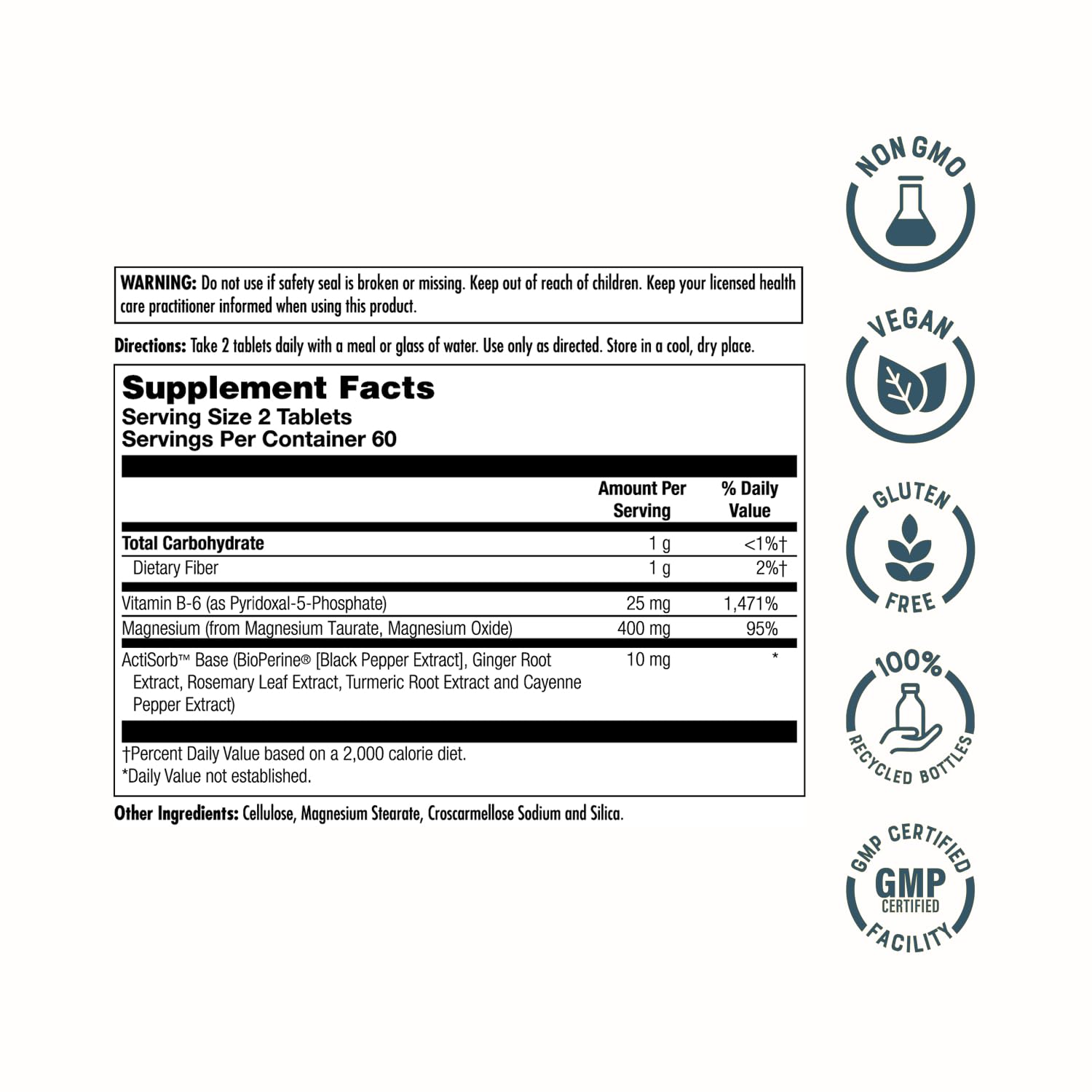 non-GMO magnesium for nervous system