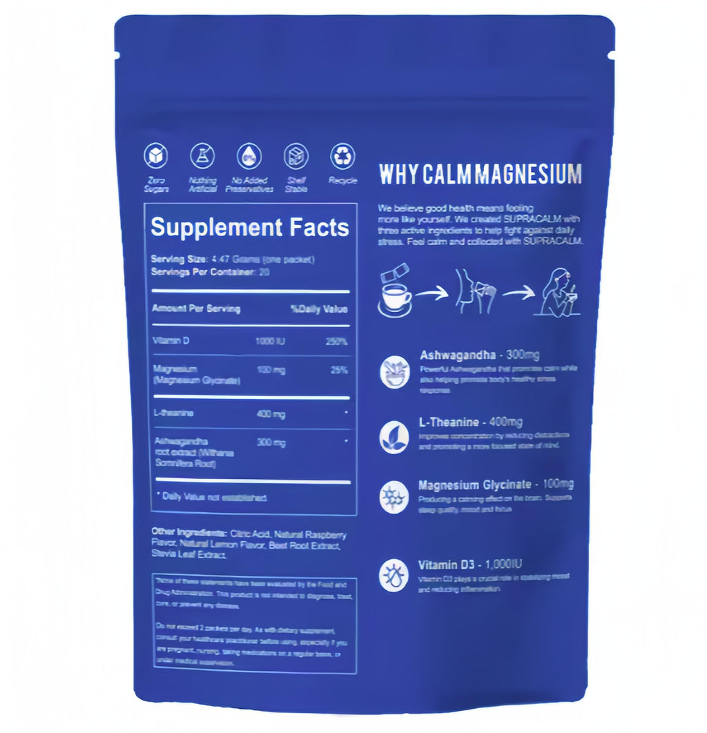 Non-GMO magnesium for stress relief