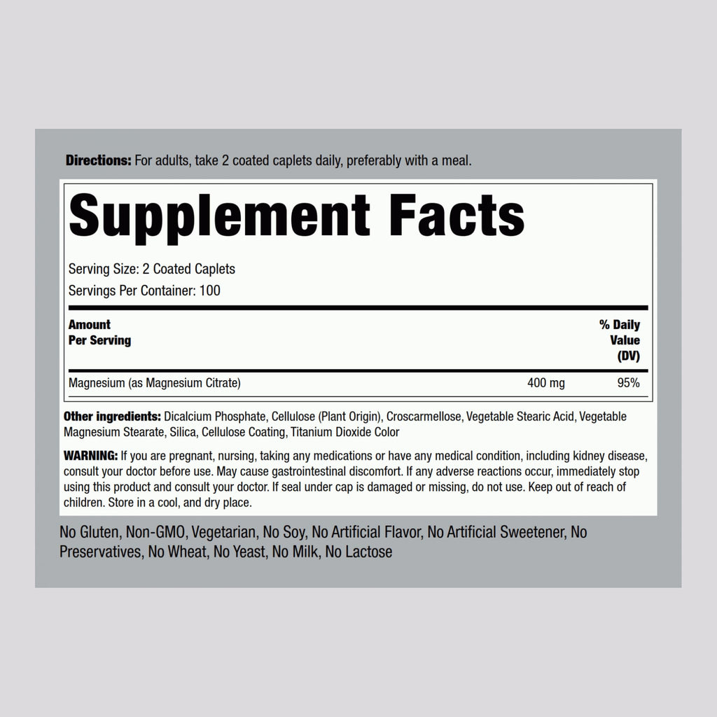 non-GMO magnesium for total relief