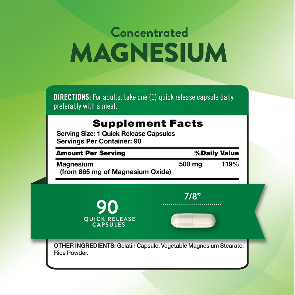 non-GMO magnesium for total relief