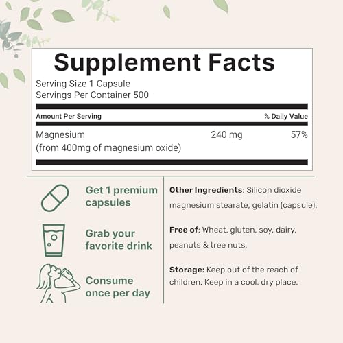 Non-GMO magnesium for wellness