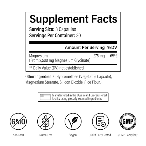 non-GMO magnesium glycinate benefits