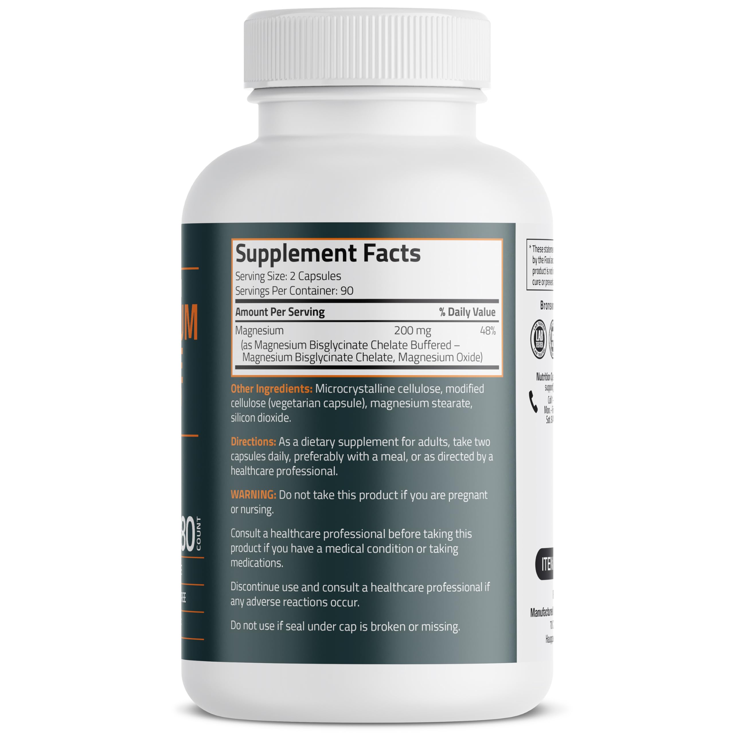 non-GMO magnesium glycinate for wellness