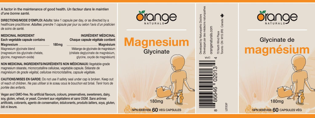 non-GMO magnesium glycinate formula