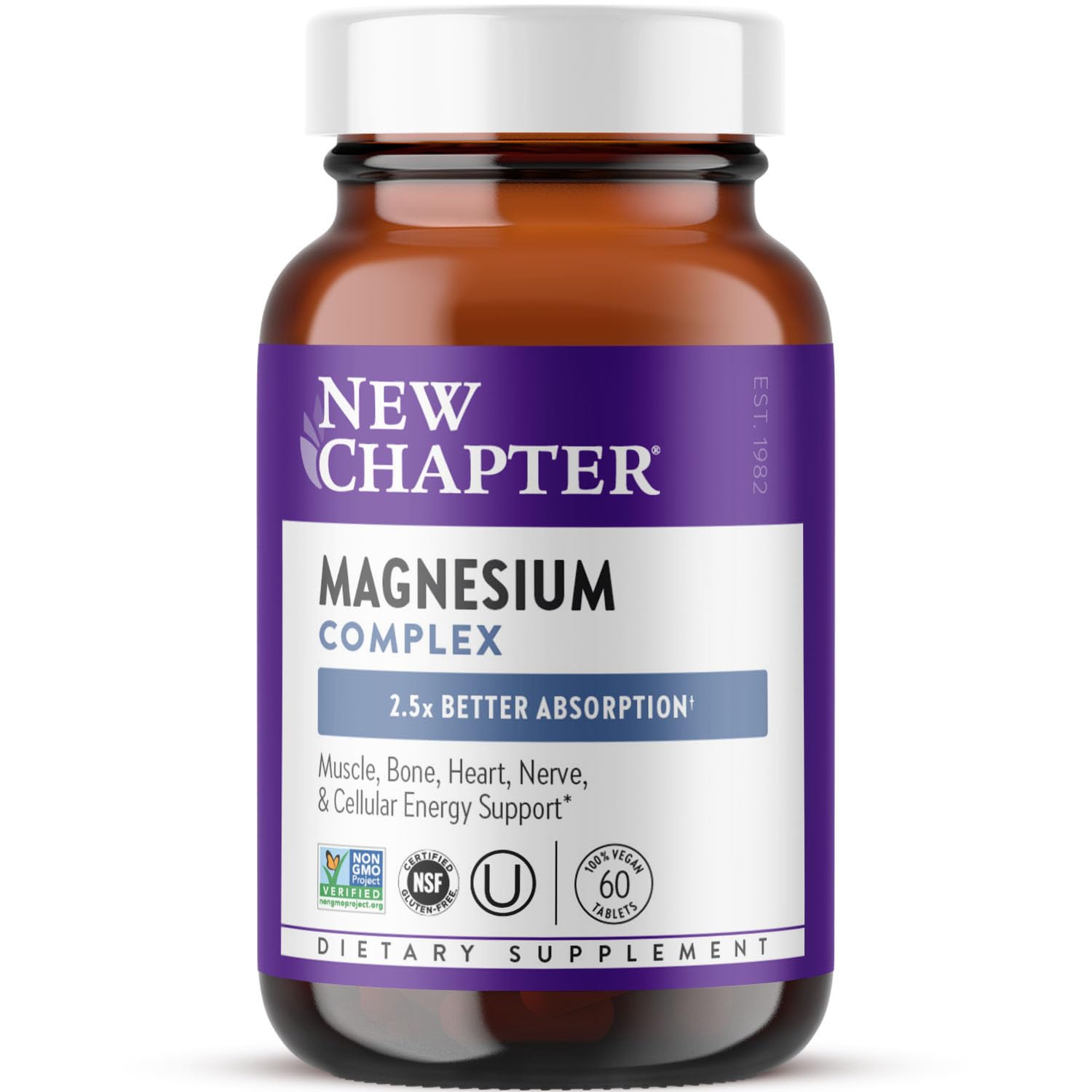 non-GMO magnesium glycinate tablets