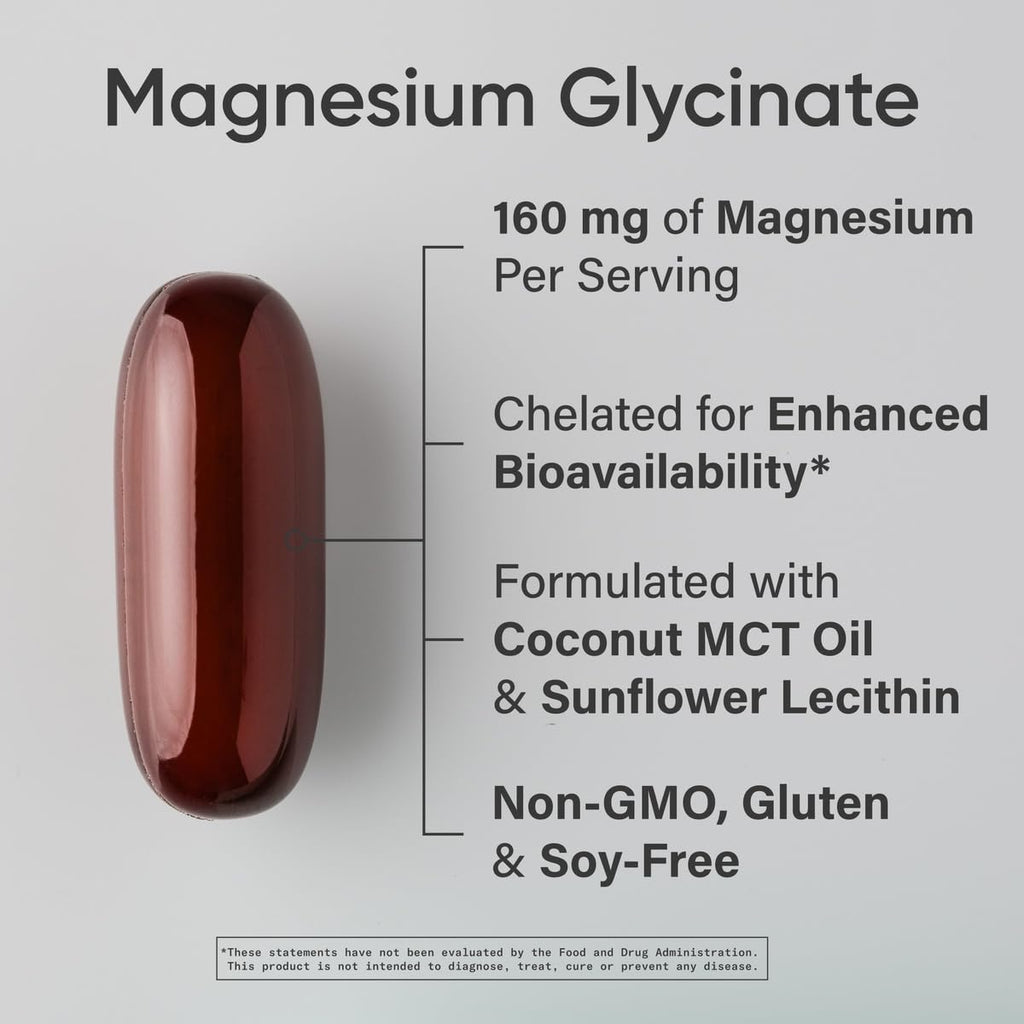 non-GMO magnesium glycinate with coconut oil