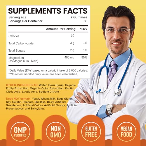 non-GMO magnesium gummies for adults