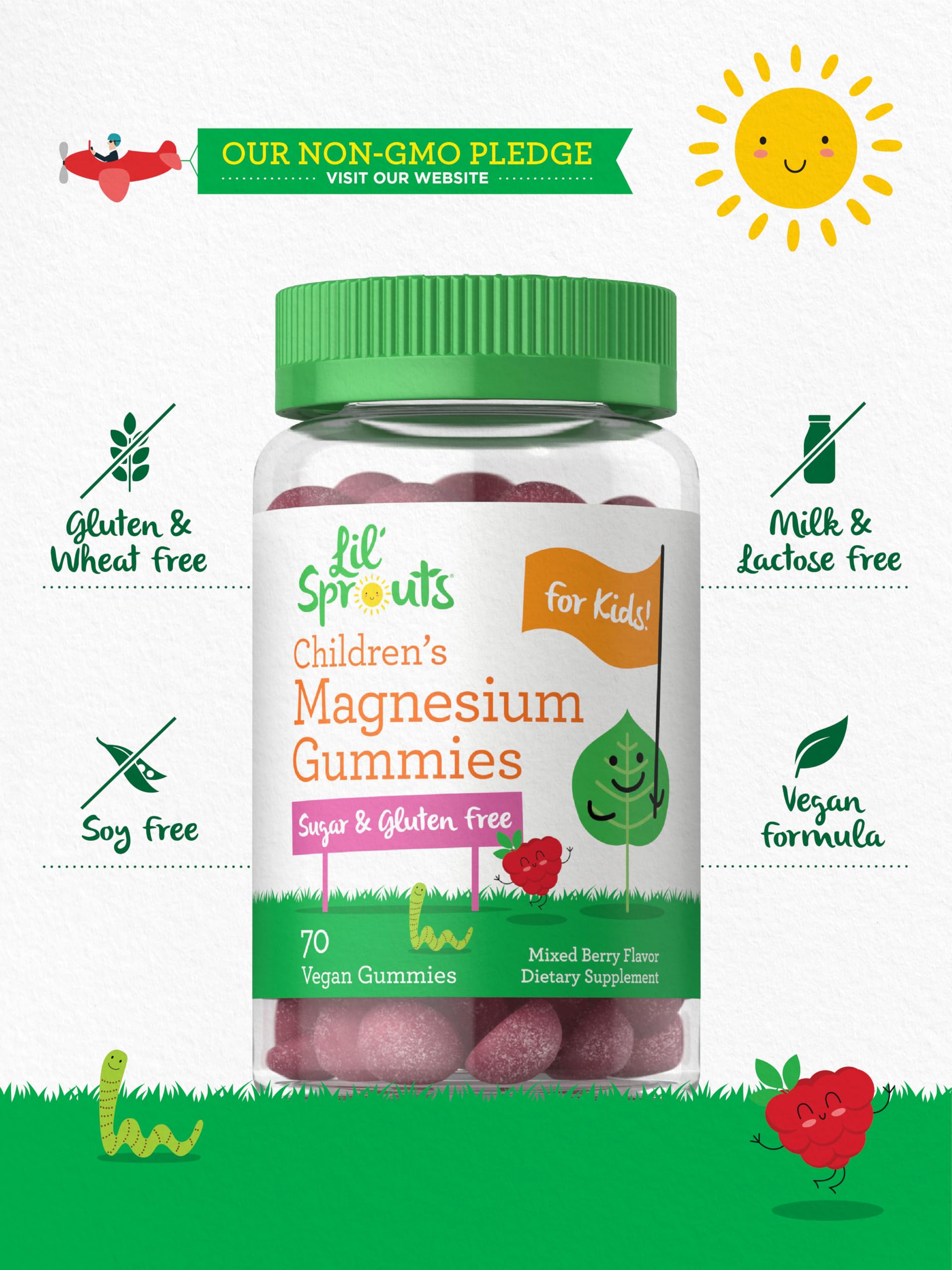 non-GMO magnesium gummies for children