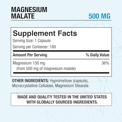 non-GMO magnesium malate capsules