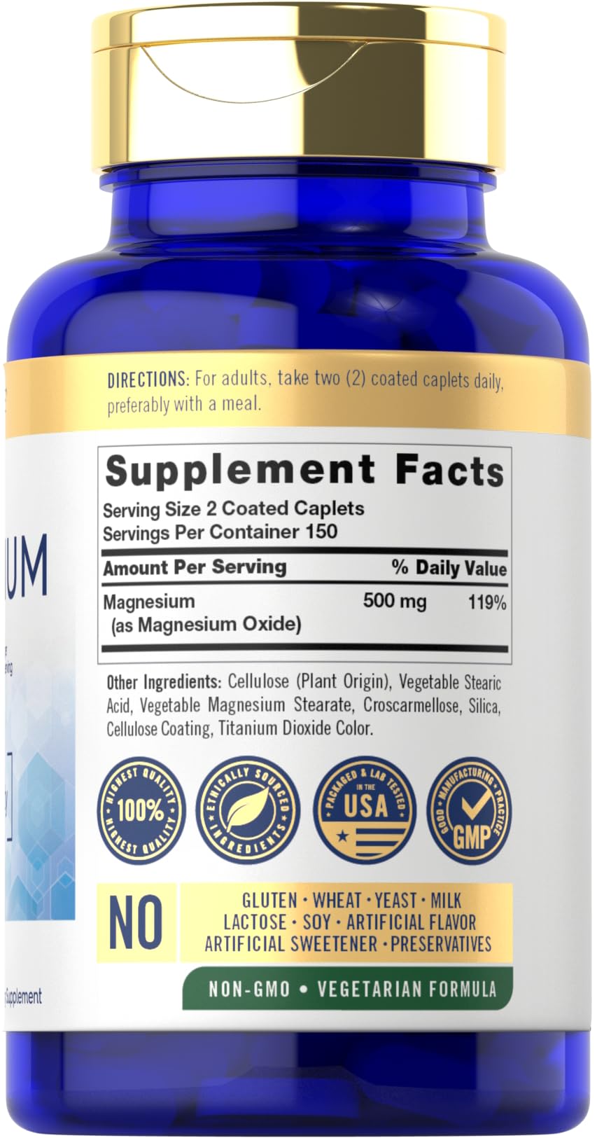 non-GMO magnesium oxide for health