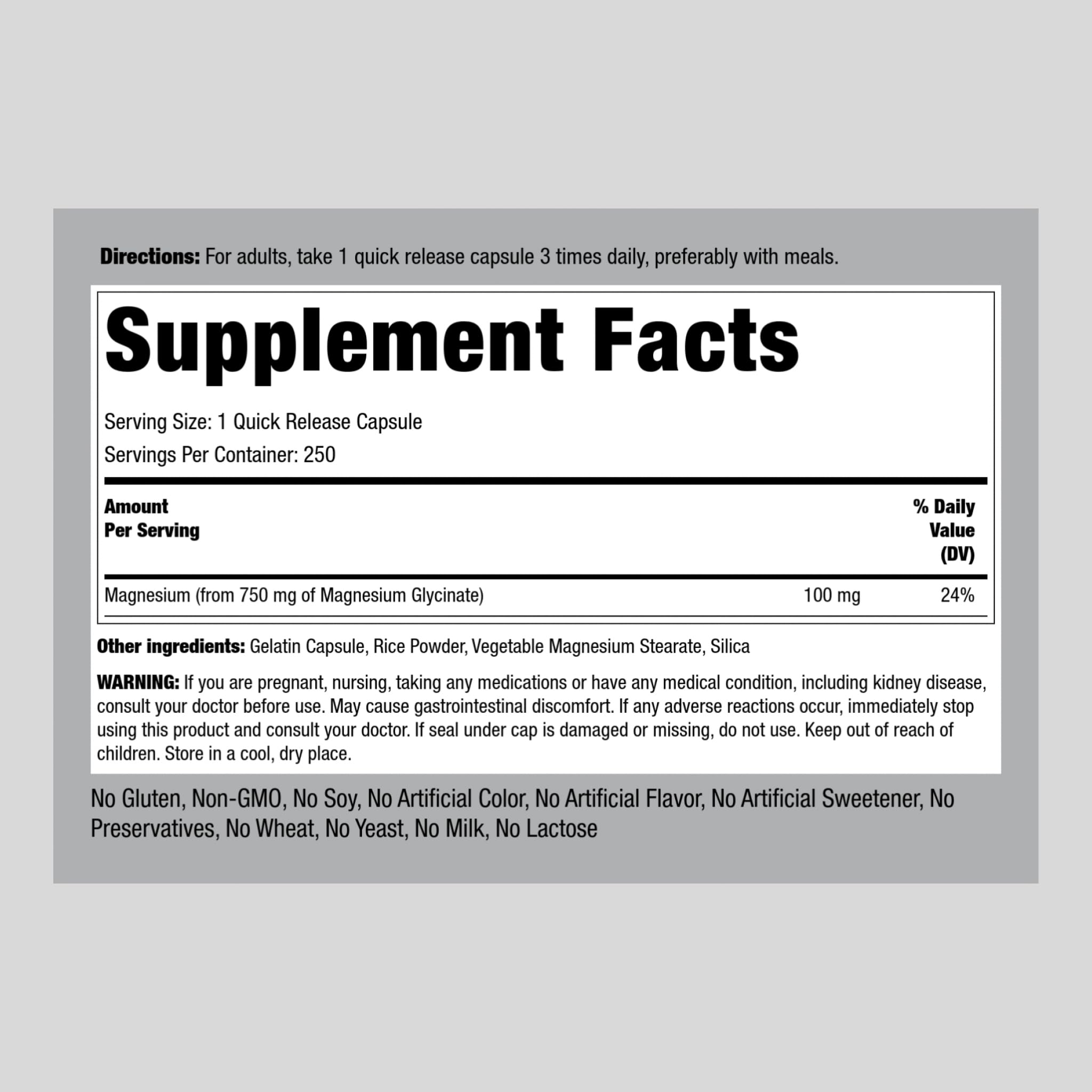 non-GMO magnesium supplement benefits