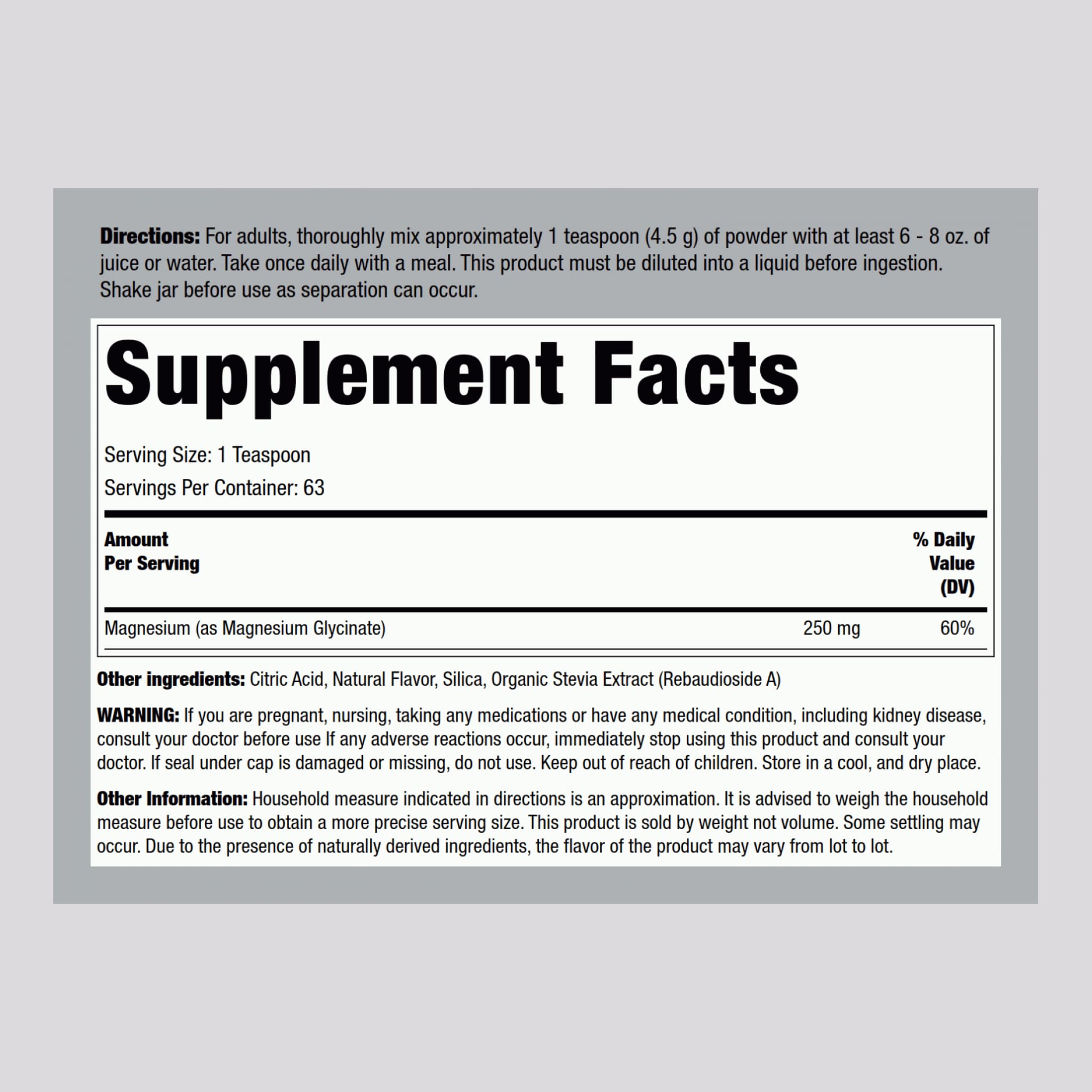 non-GMO magnesium supplement for wellness