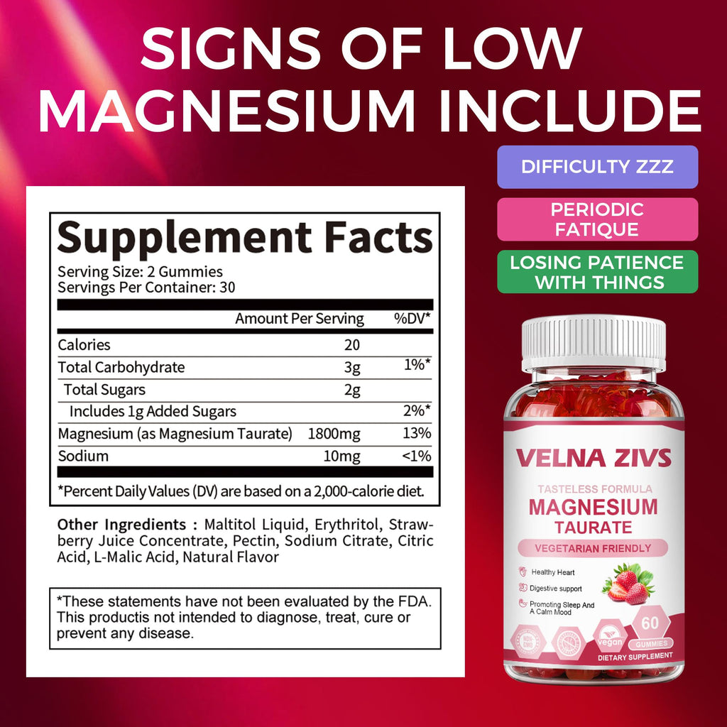 non-GMO magnesium taurate formula