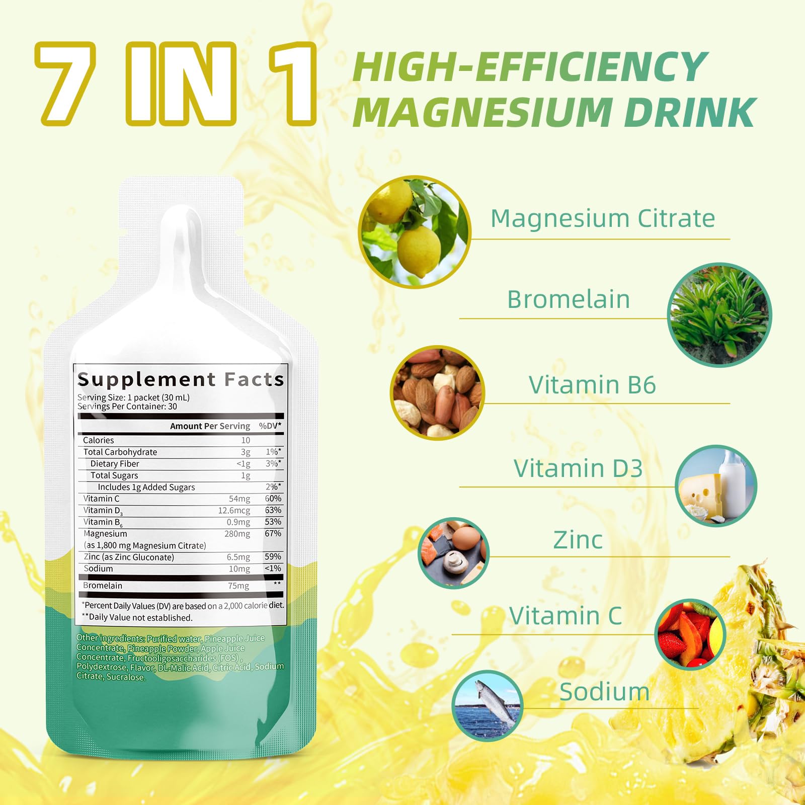 Non-GMO magnesium with vitamin D
