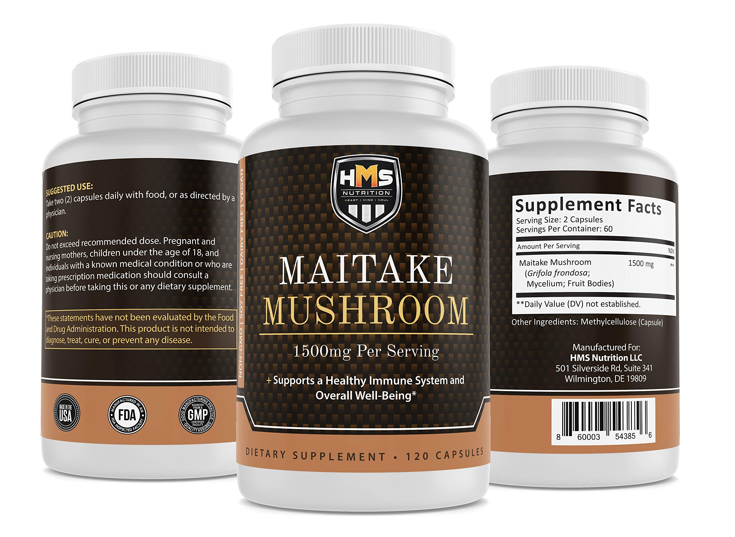 Non-GMO Maitake mushroom supplement
