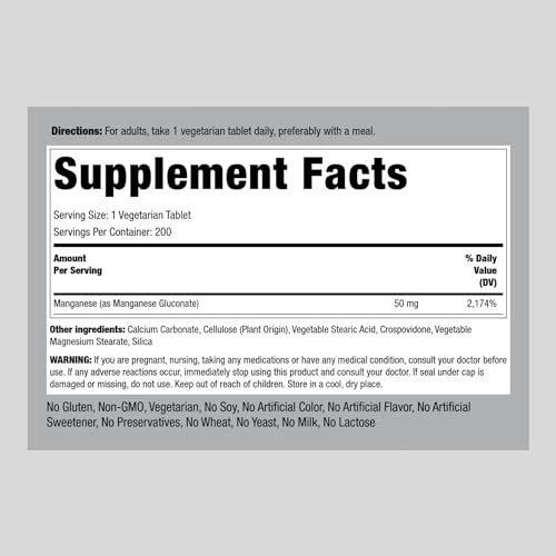 non-GMO manganese gluconate formula