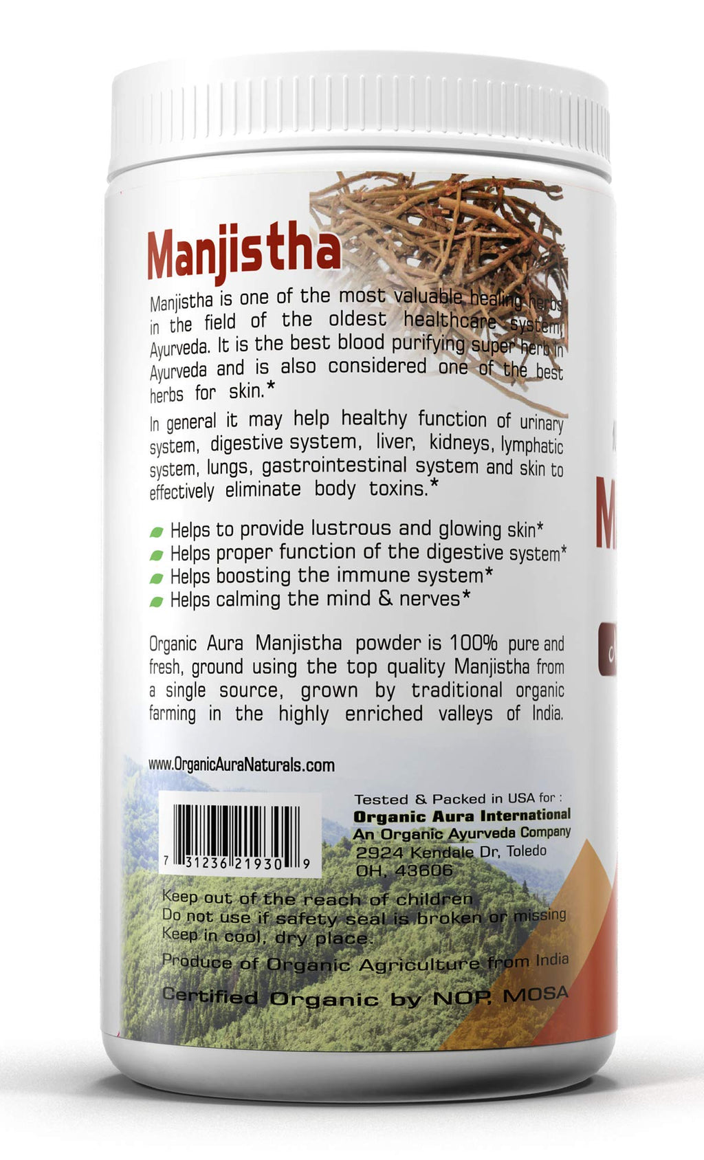 non-GMO manjishtha for natural healing