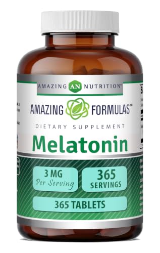 Non-GMO melatonin tablets for relaxation