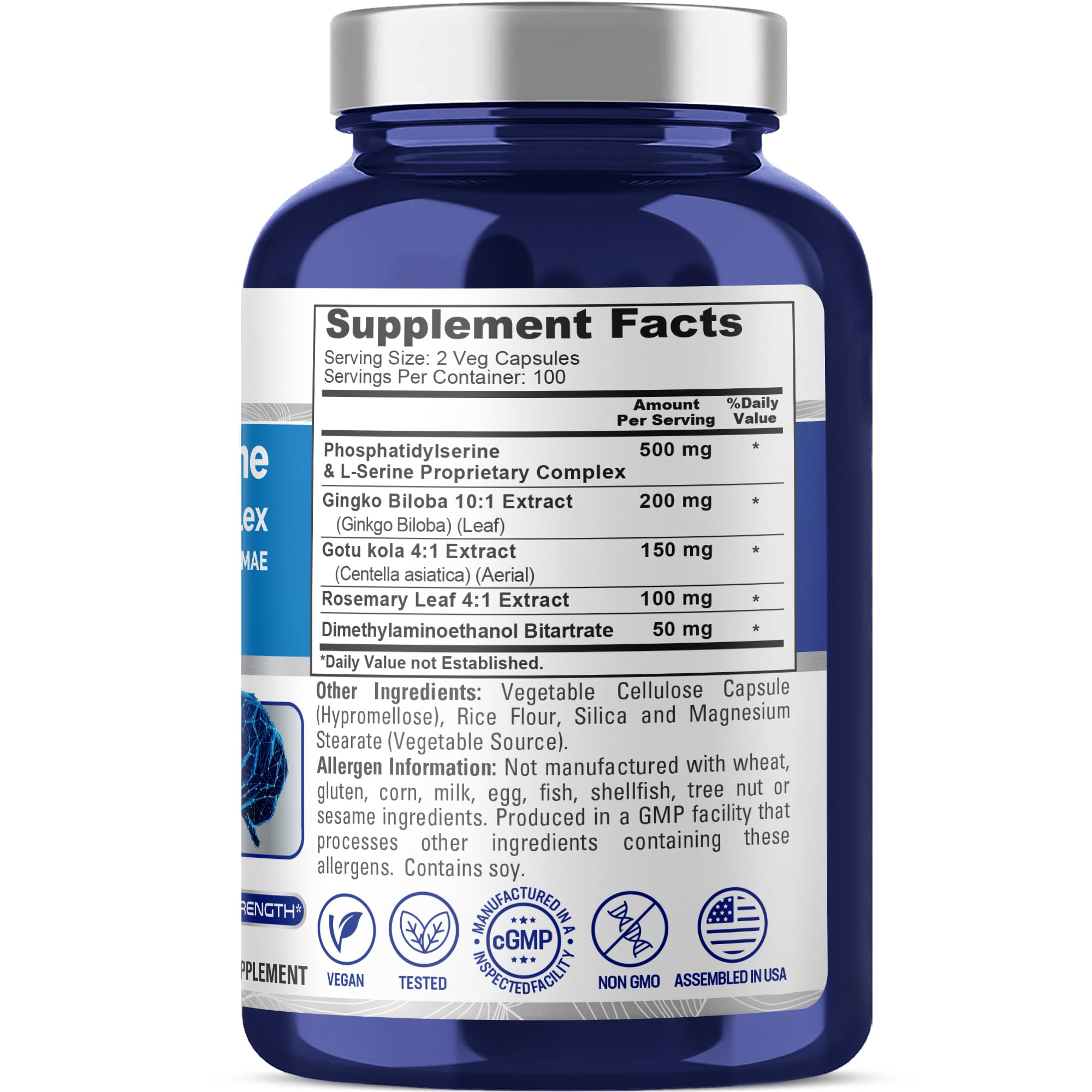 Non-GMO memory enhancement formula