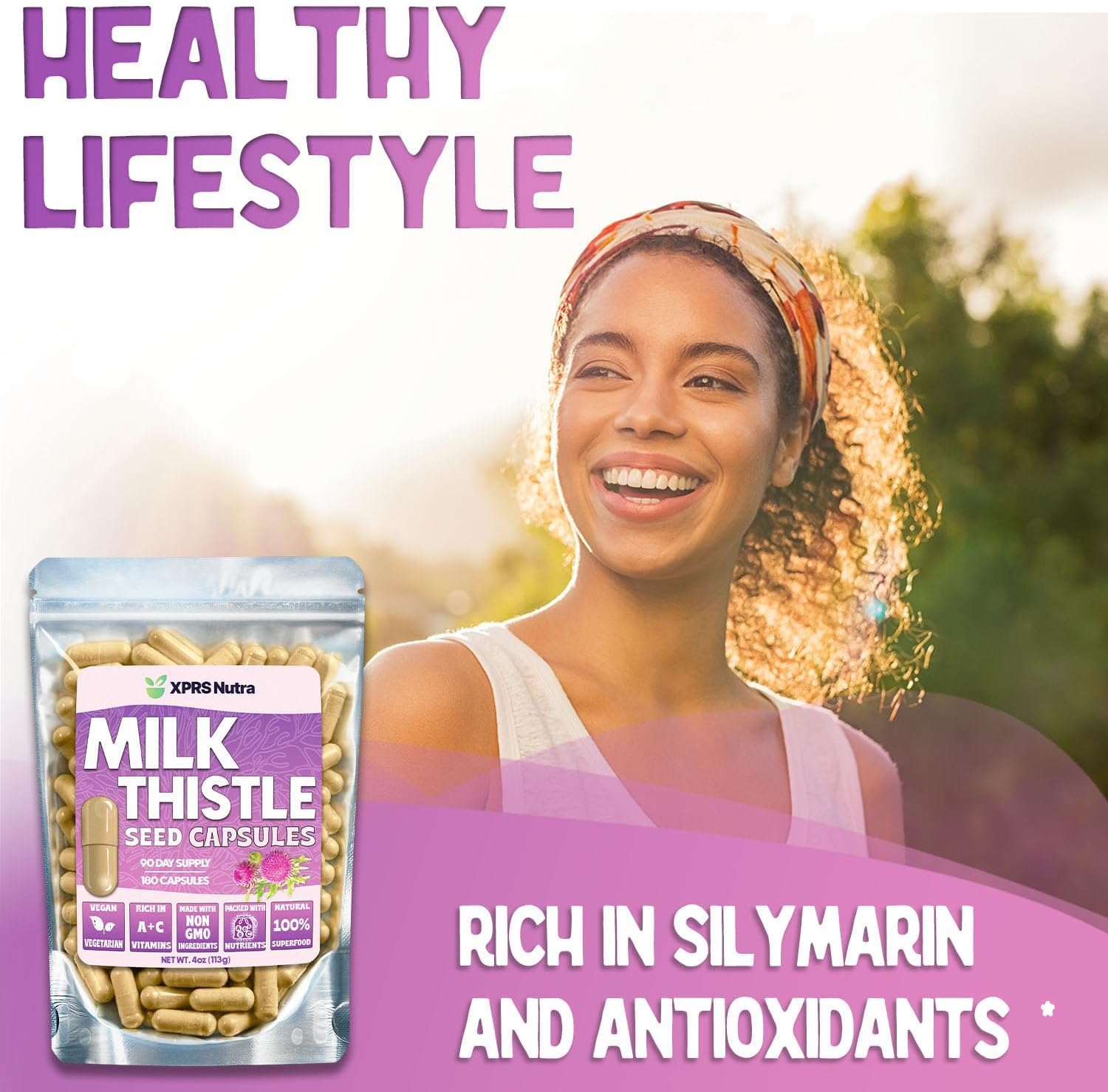 non-GMO milk thistle for detox support
