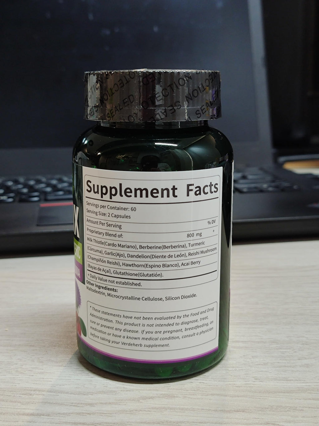 non-GMO milk thistle for detox