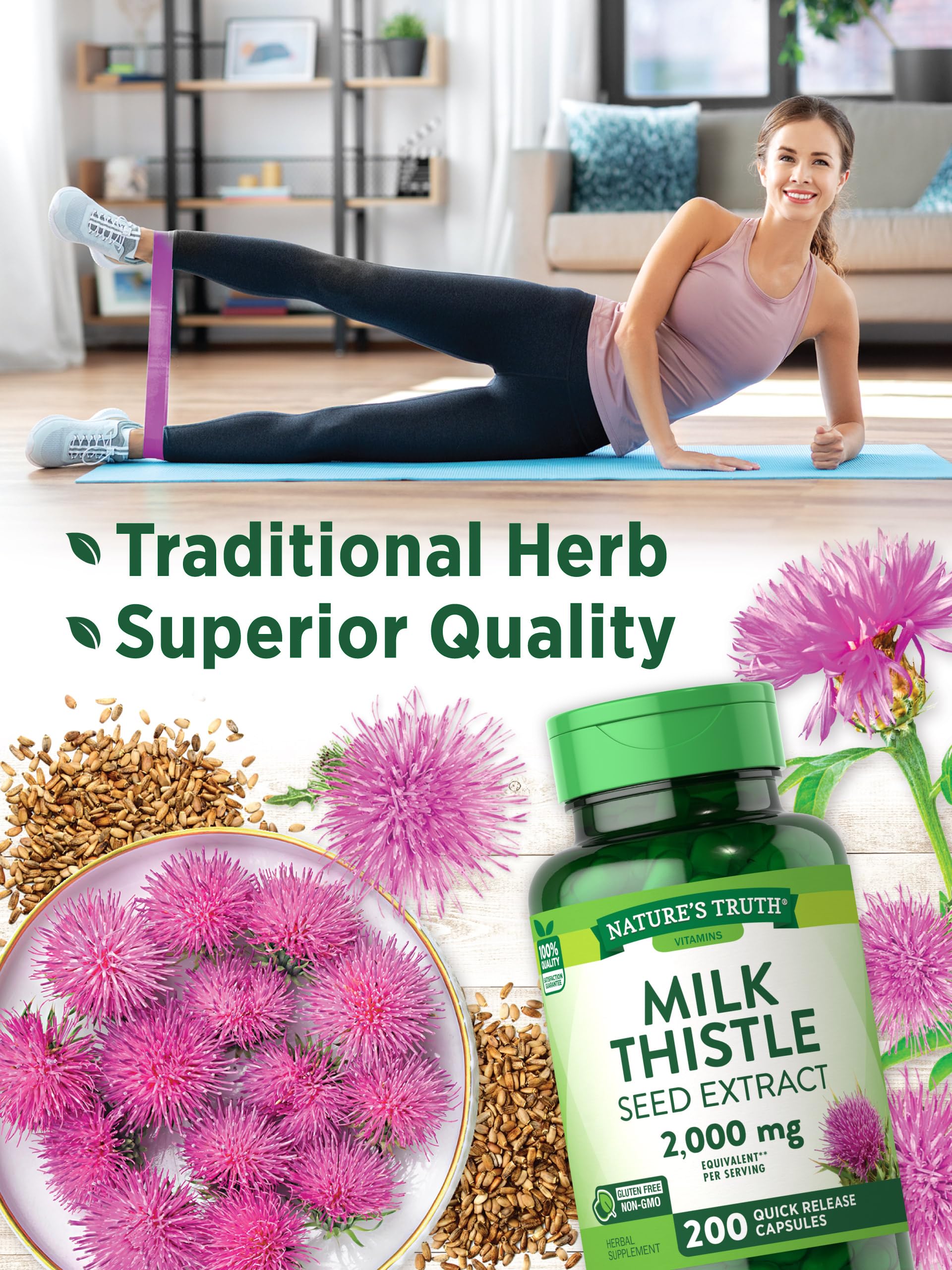 non-GMO milk thistle for wellness