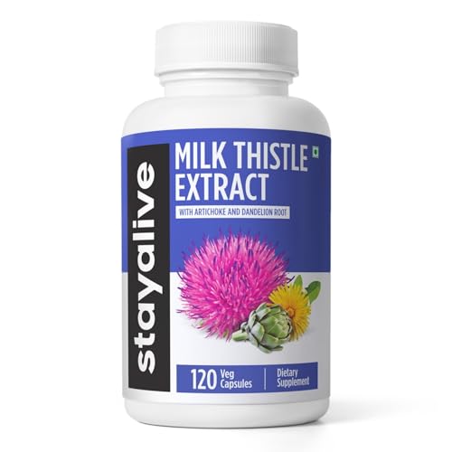 Non-GMO milk thistle herbal capsules