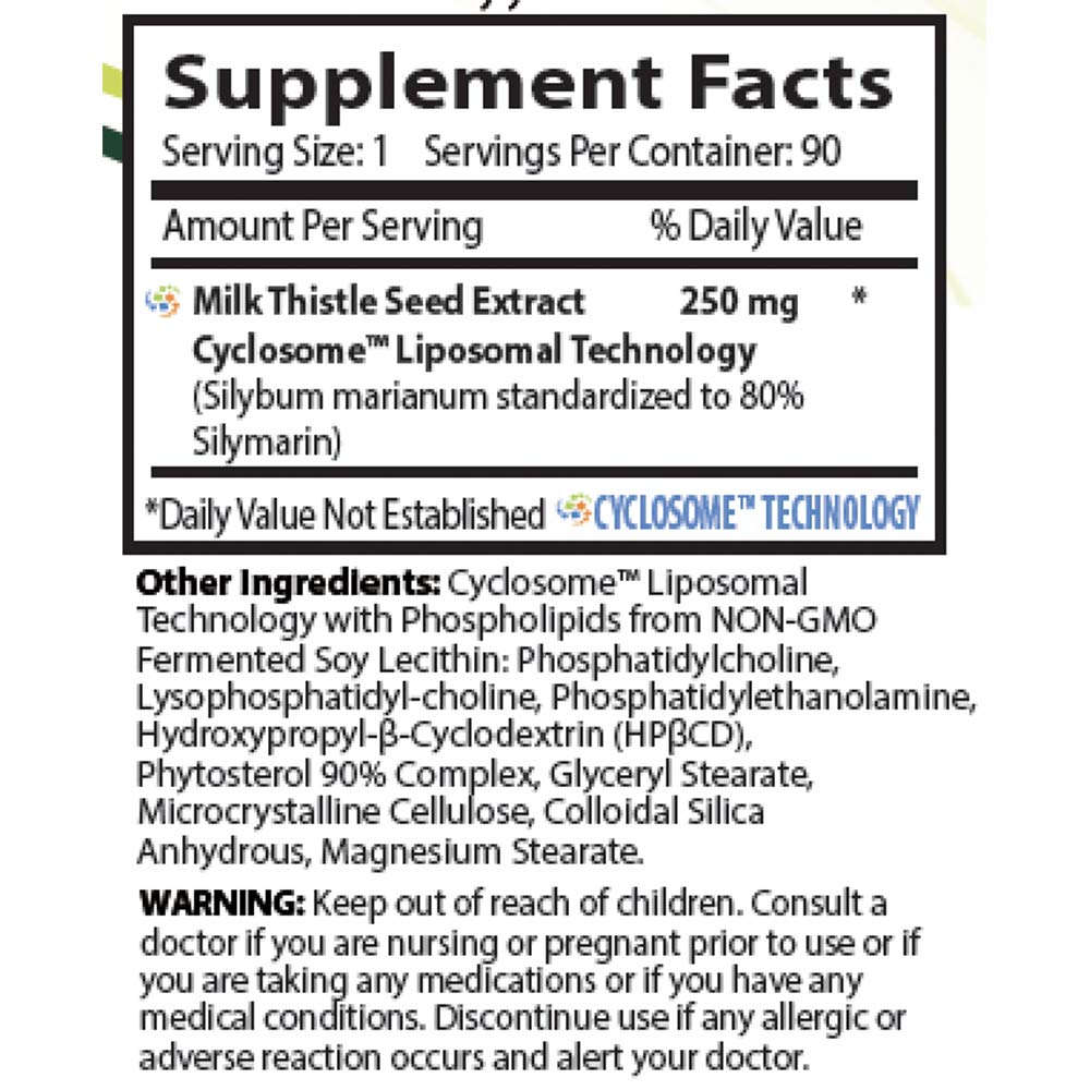 non-GMO milk thistle supplement benefits
