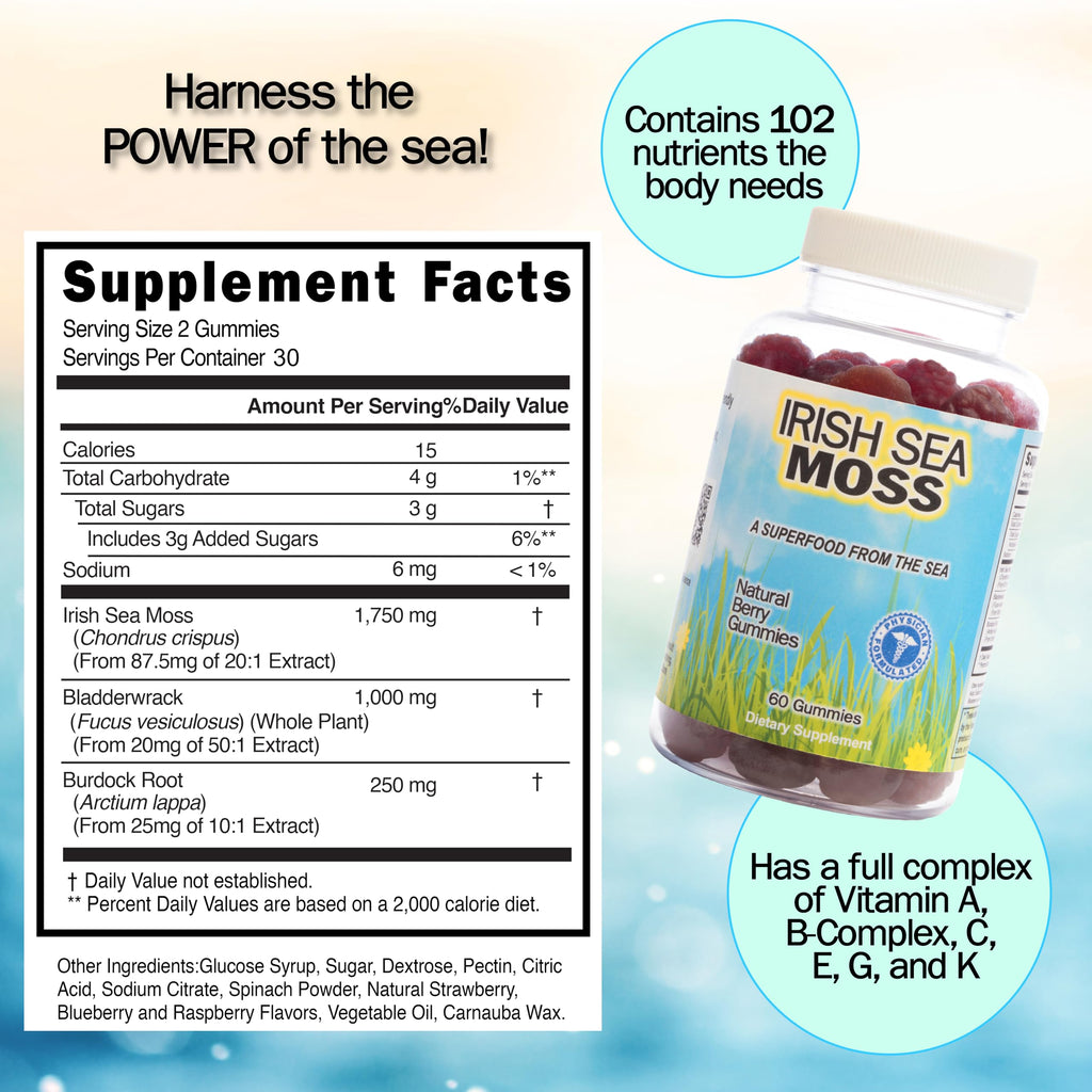 Non-GMO mineral gummies for health
