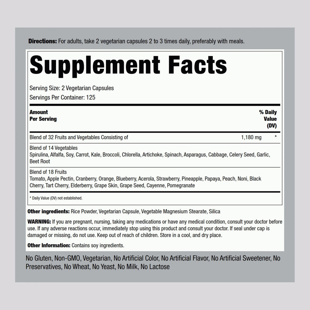 Non-GMO mineral supplement capsules