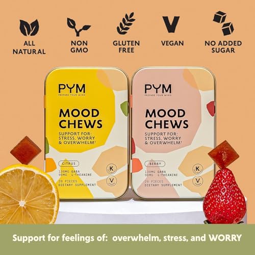 Non-GMO mood enhancement chews