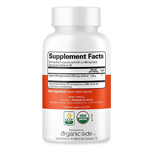 non-GMO moringa capsules for immunity