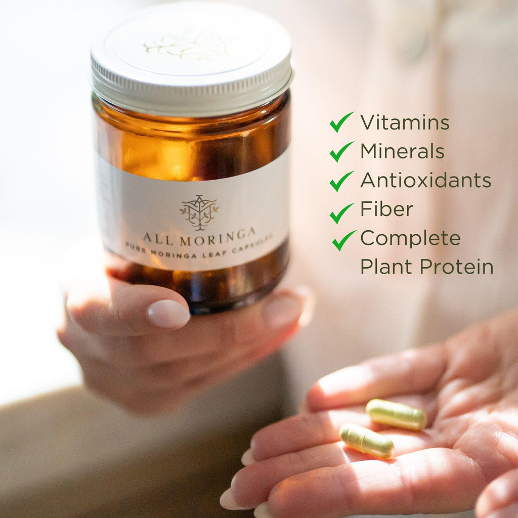 non-GMO moringa capsules for wellness