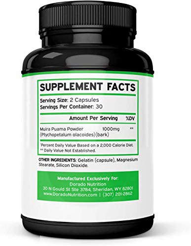 non-GMO muira puama health benefits