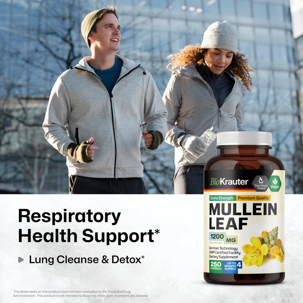 non-GMO mullein capsules for wellness