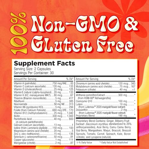 non-GMO multivitamin for health